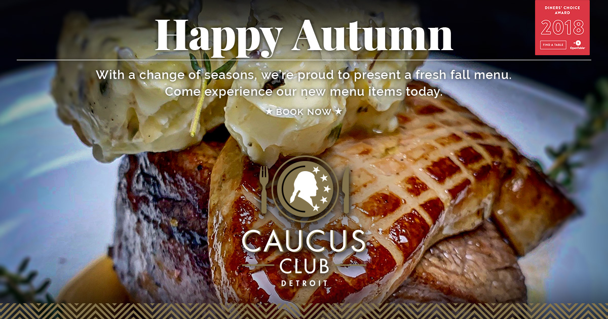 Caucus Club Detroit - Fine Dining At Its Best